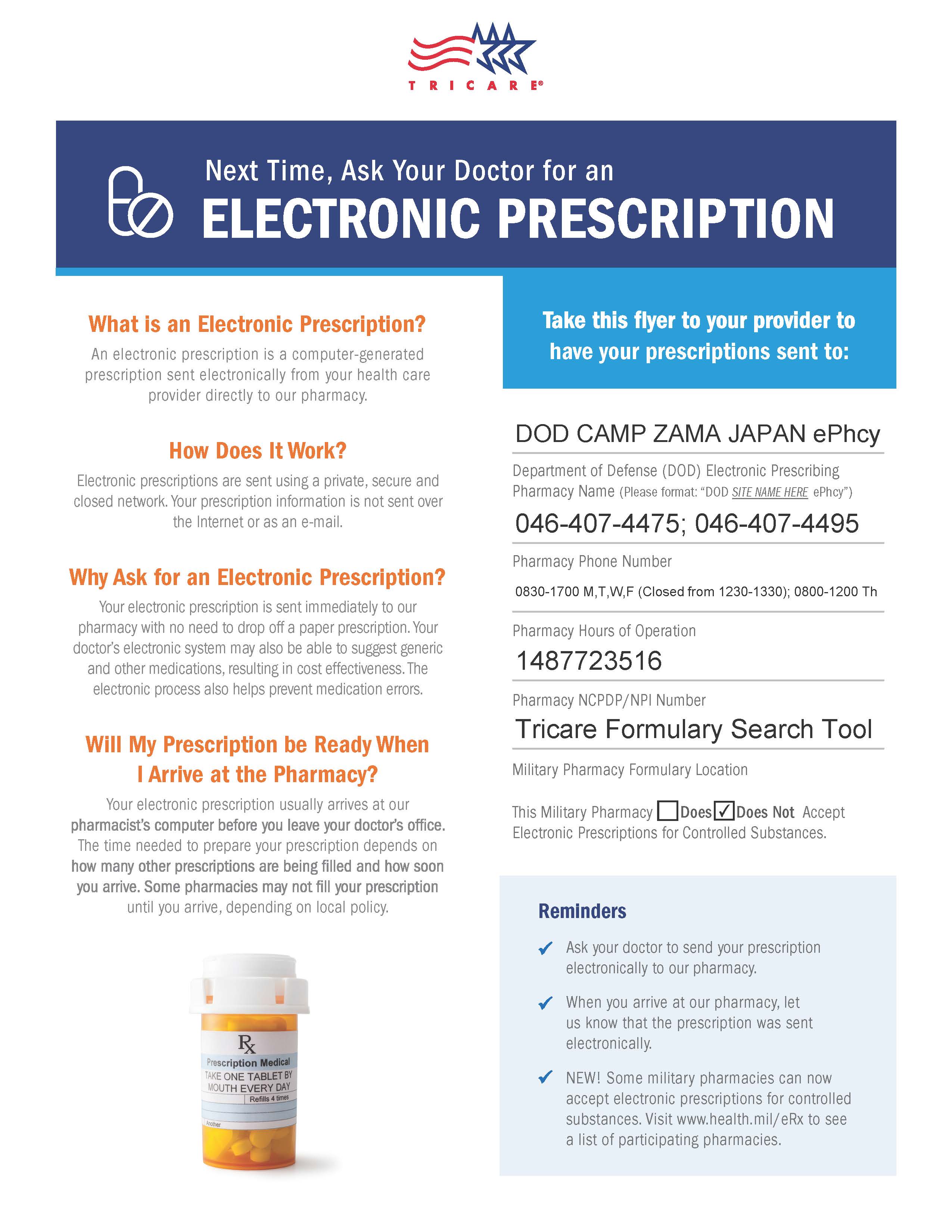 Army Health Clinic BG Crawford Sams-Camp Zama > Health Services > Pharmacy